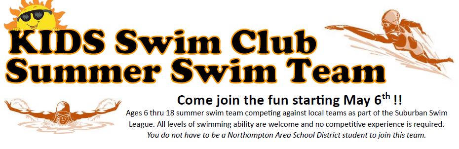 Northampton KIDS Swim Club - Summer Swim Team 2024